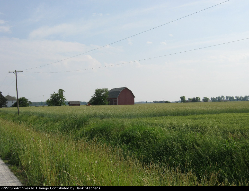 Shot of area across road from Stanley yard, 2011
